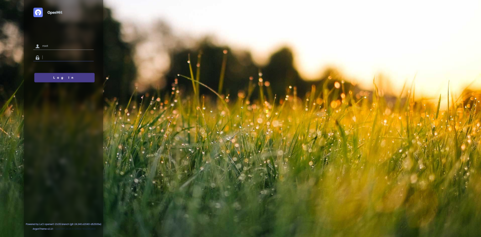 Install Argon theme for OpenWrt LuCI - REGECC